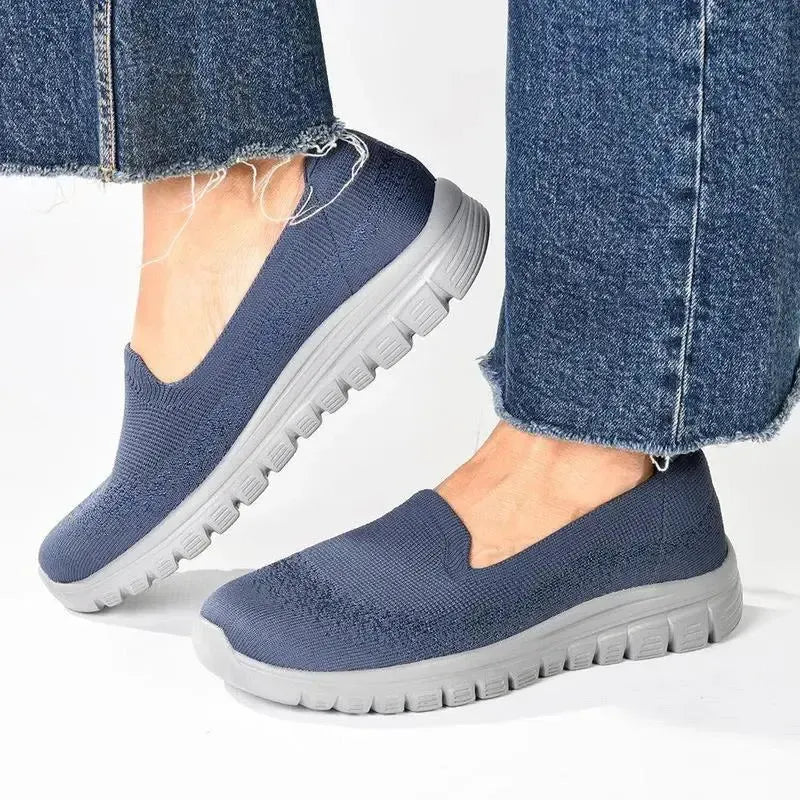 Skechers Graceful Active Slip On Sneaker - Navy | Shoe Box Online Store